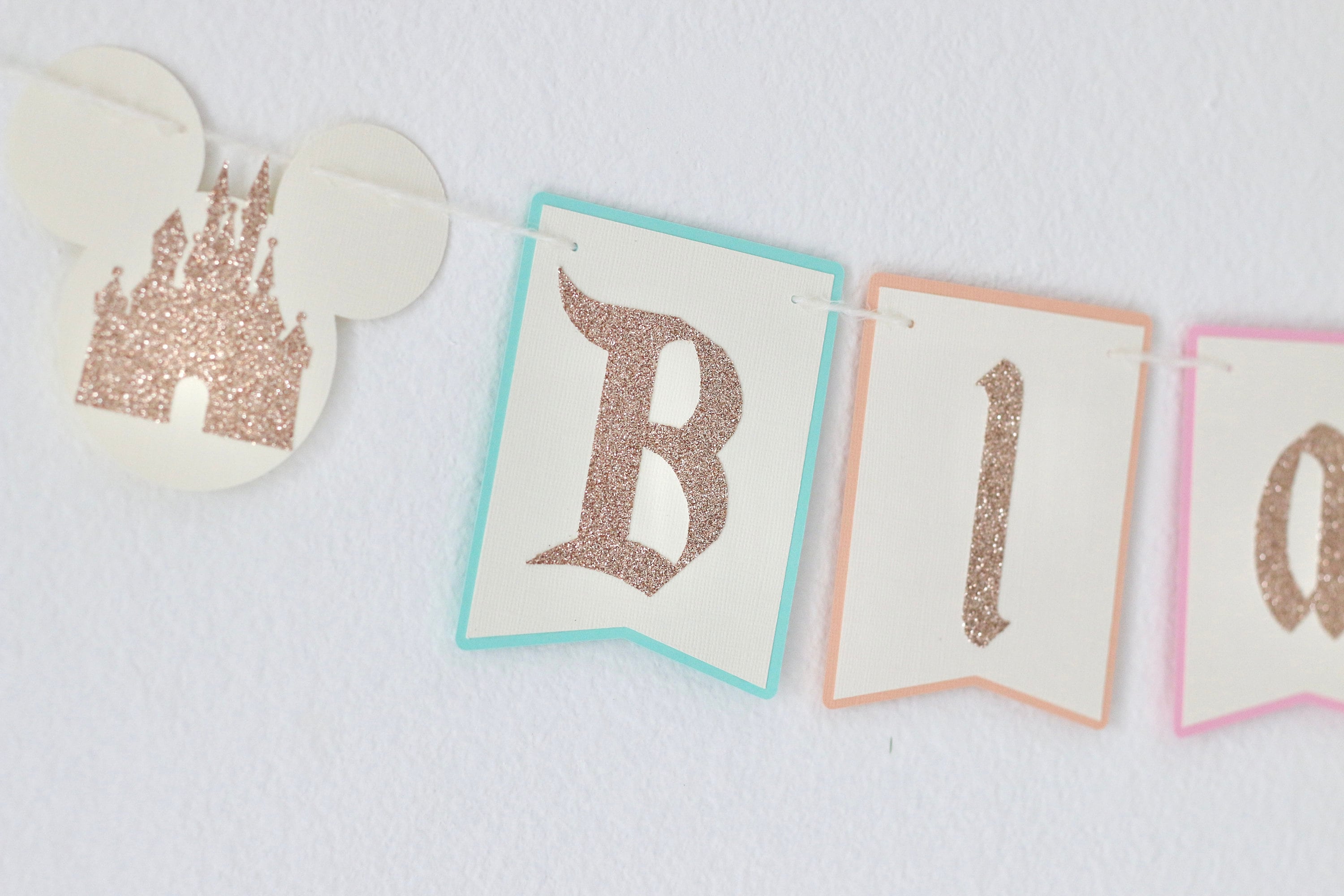 Disneyland Birthday Banner, Disneyland Party Decor, Disney Theme ...