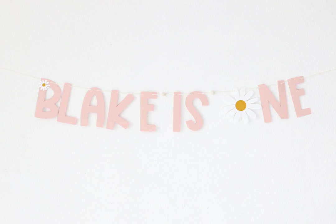 Daisy Birthday | Daisy Birthday Banner | Daisy Birthday Sign | Retro ...