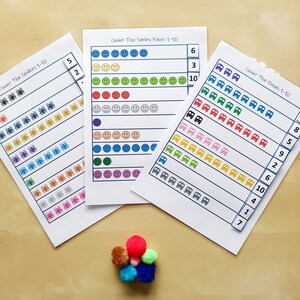 Kindergarten Maths Bundle, Printable Numbers Counting Addition Math ...