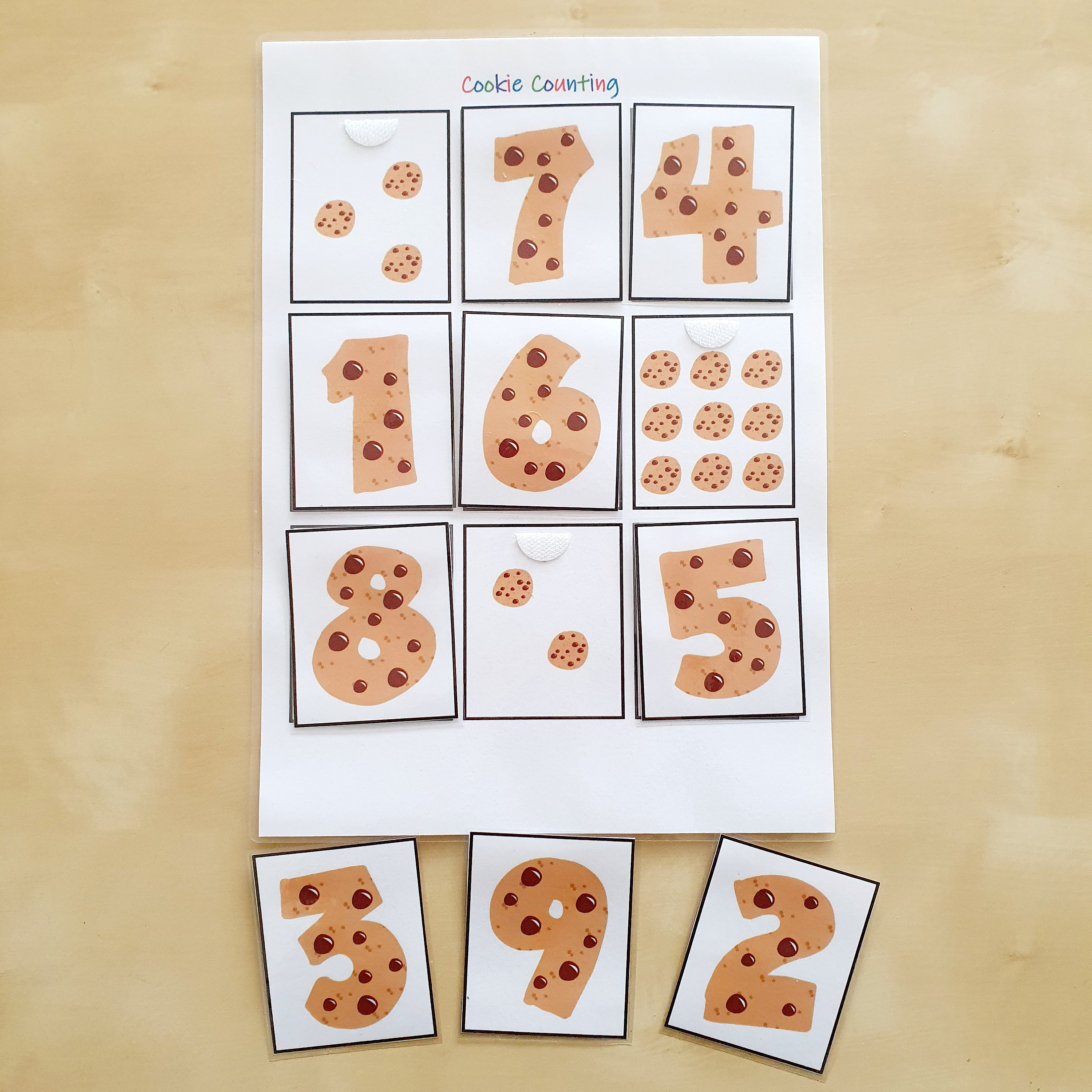 Conteo de galletas imprimible, Libro ocupado de matemáticas de números ...