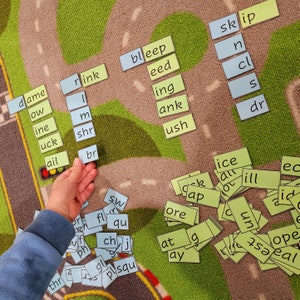 Word Family Matching Cards, Homeschool Printable, Chunks Blends Phonics ...