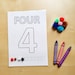 Coloring Numbers 1-10 Printable: Homeschool Math Worksheet (digital ...