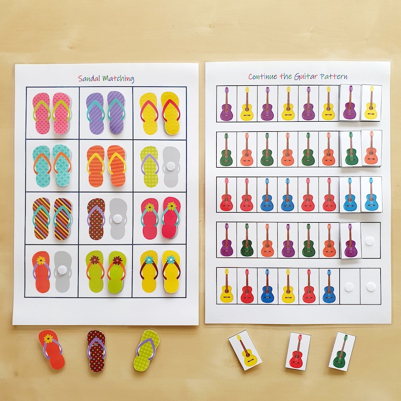 Preschool Busy Book Bundle Printable Shapes Alphabet | Etsy