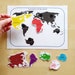 World Map Busy Book: Continents Geography Worksheet (digital Download ...