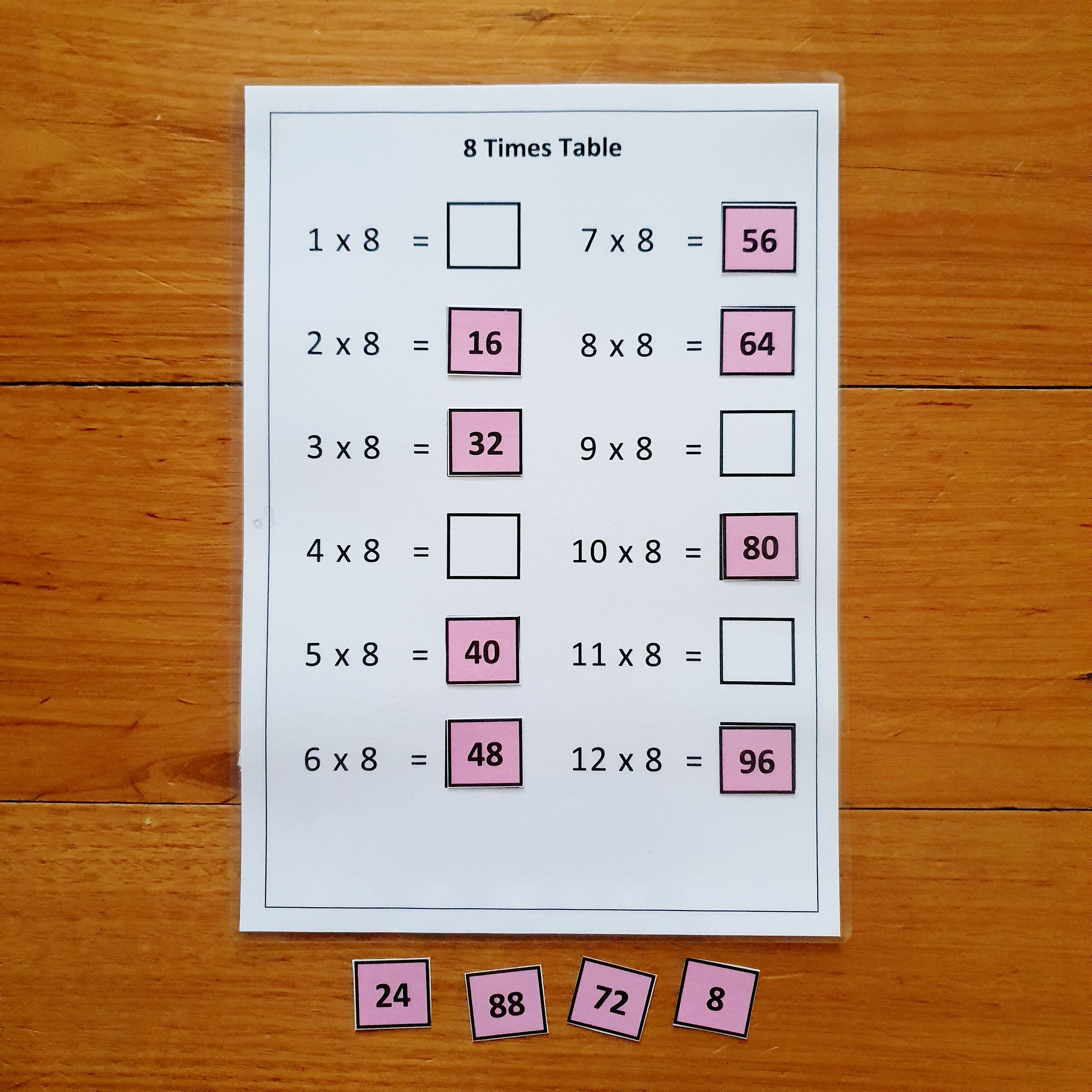 Times Table Set, Multiplication, Mathematics, Math, Education, Numbers ...