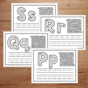 Alphabet Tracing Activity Sheets, Letter Recognition, Printable ABC ...