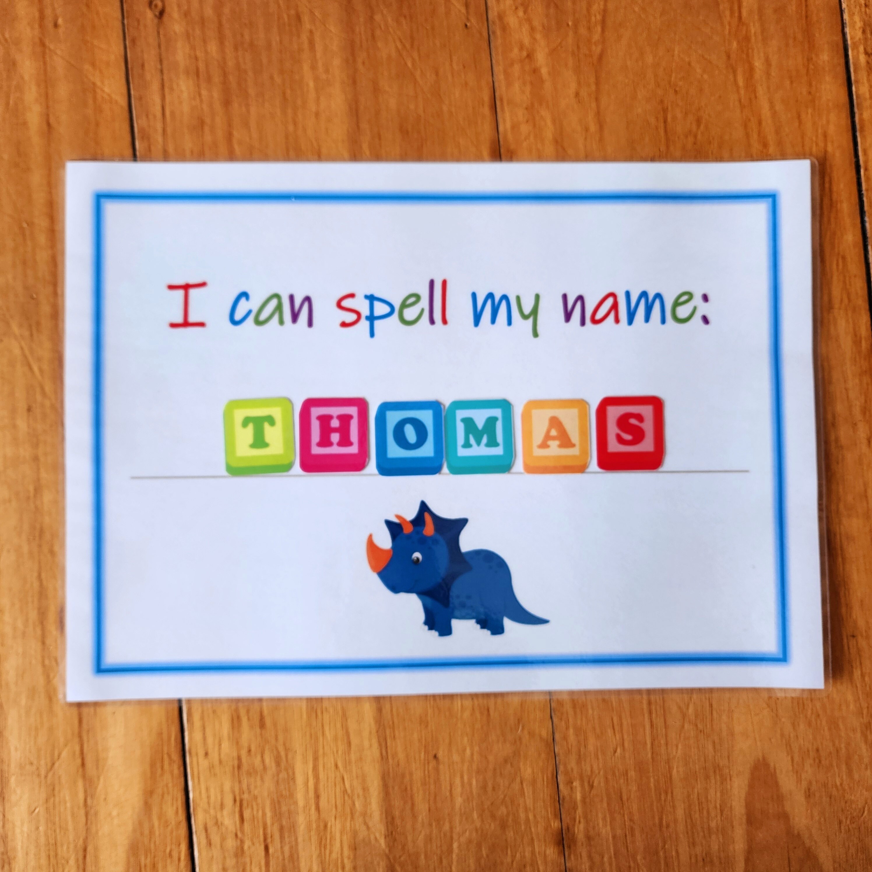 Name Spelling Worksheet, Binder Cover, Personalised Spell My Name, Busy ...