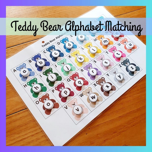 Bear Alphabet - Etsy