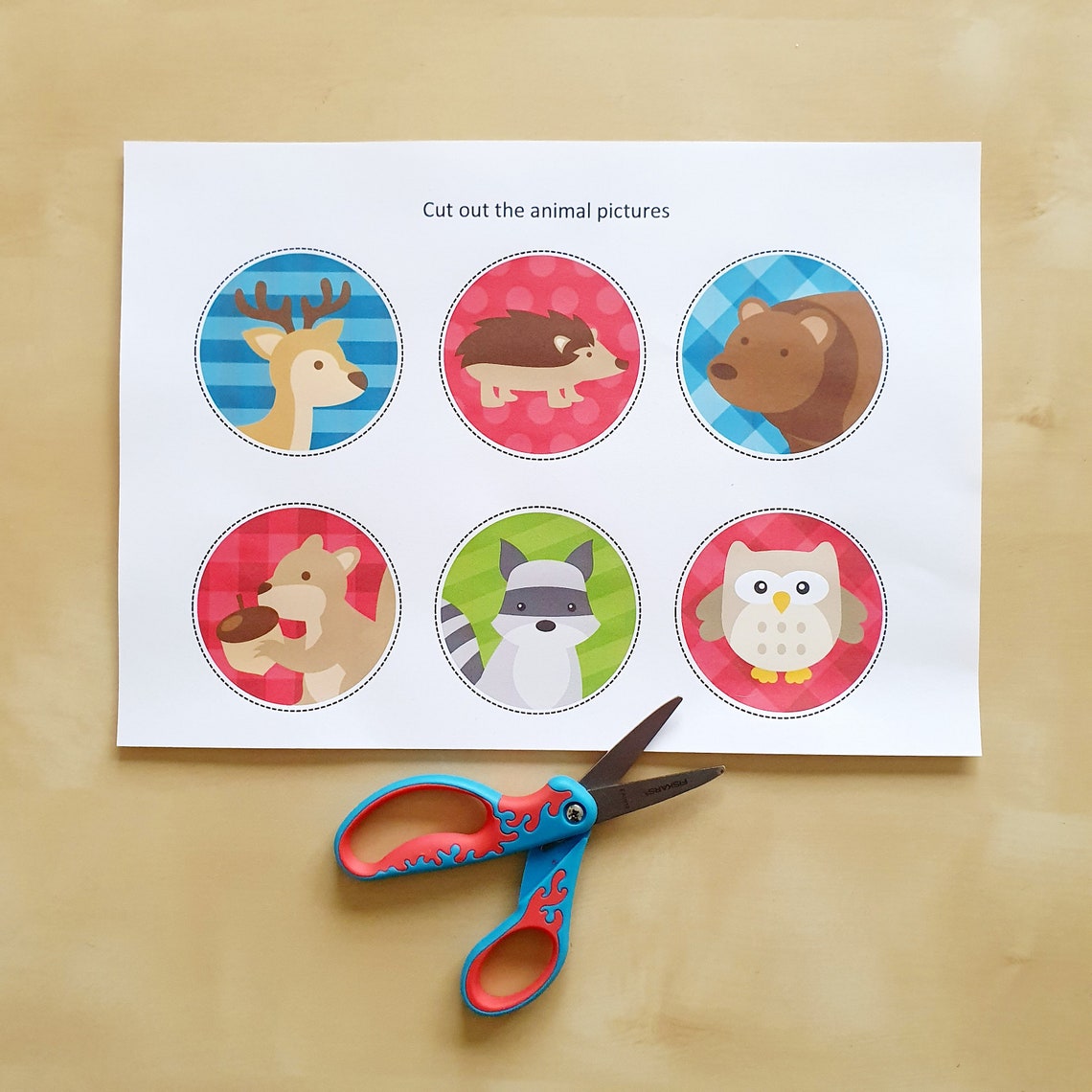 Scissor Skills Printable Cutting Practice Worksheets Early | Etsy