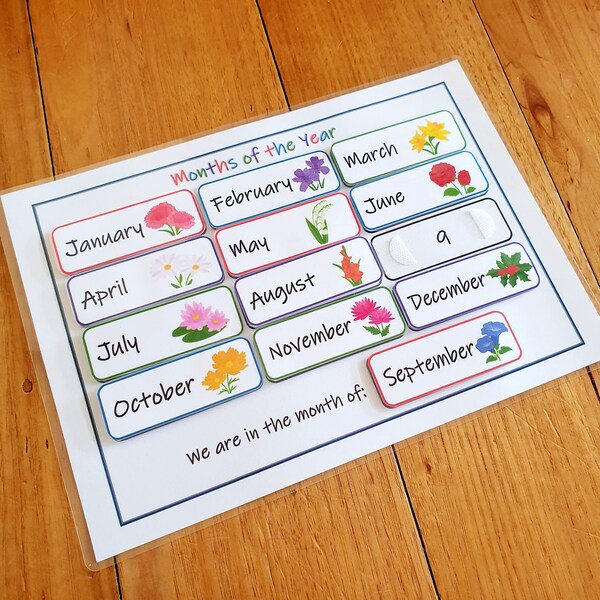 Learning Calendar - Etsy