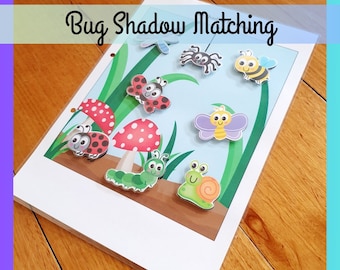 Animal Matching Puzzle Printable, Busy Binder, Montessori Homeschool ...