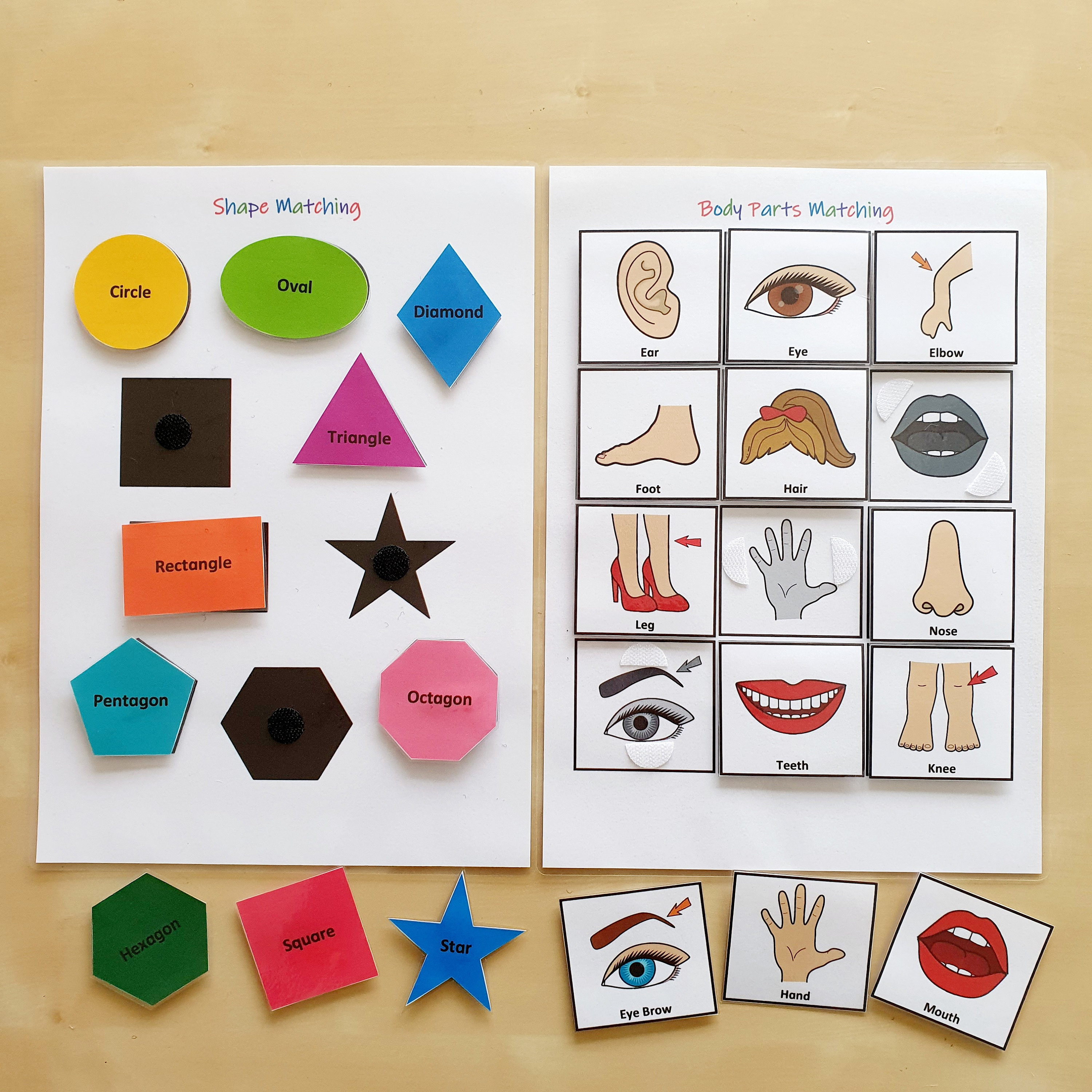 Preschool Busy Book Bundle, Printable Shapes Alphabet Numbers Counting ...