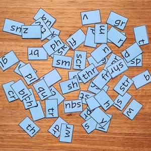 Word Family Matching Cards, Homeschool Printable, Chunks Blends Phonics ...