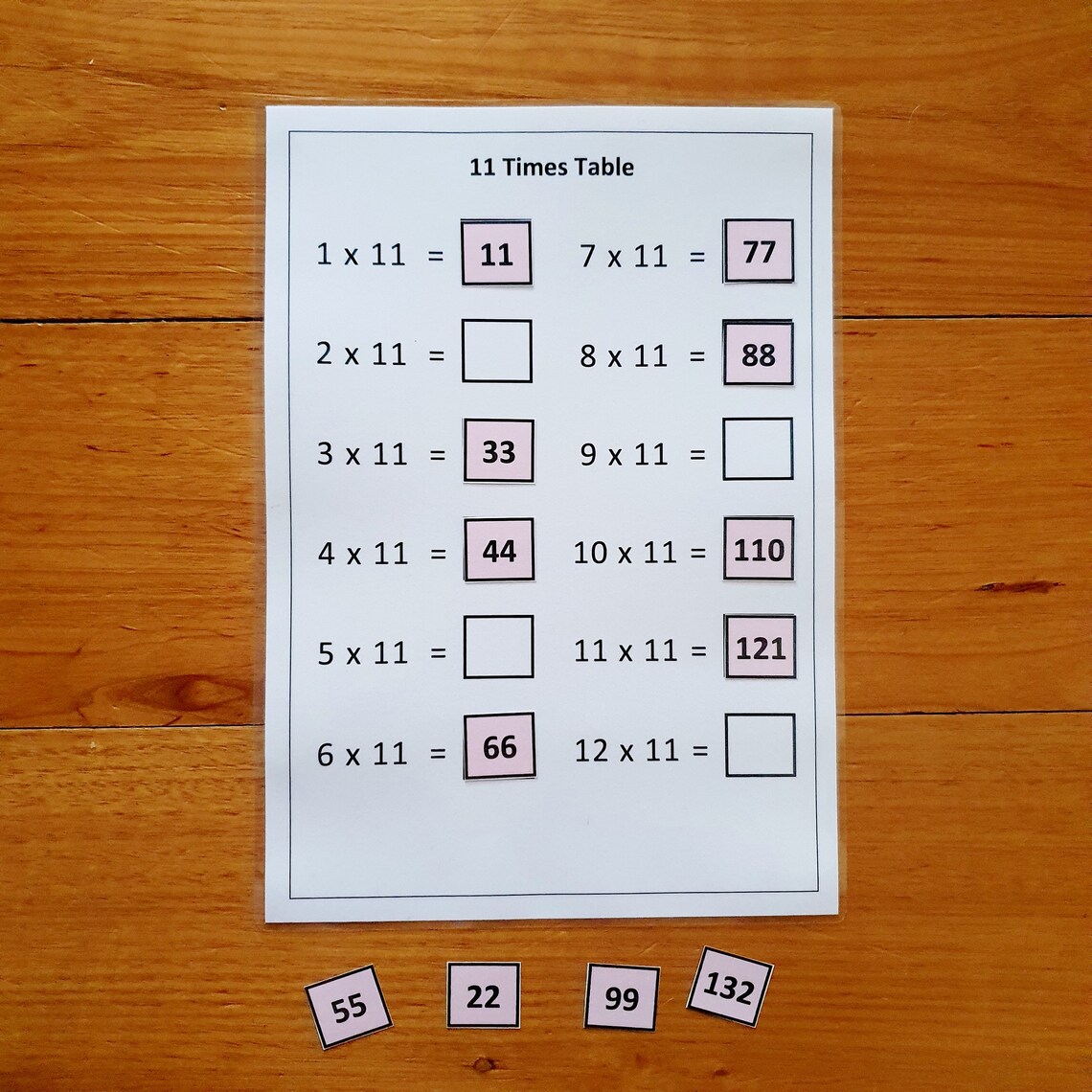 Times Table Set Multiplication Mathematics Math Education - Etsy