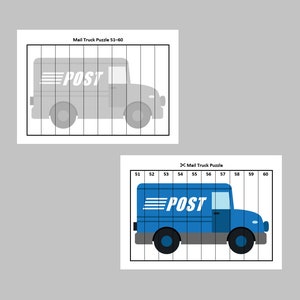 Vehicle Number Puzzles Transport Counting 1 to 100 Matching - Etsy Canada