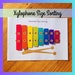 Xylophone Size Sorting Printable: Montessori Homeschool Activity ...