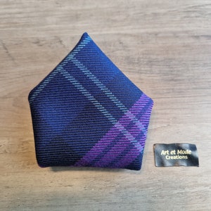 Great Scot 100% Pure New Wool Tartan/plaid Self Fringed Pocket/square ...
