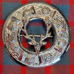 Shaw Modern 100% Pure Wool Scottish Tartan/ Plaid Self Fringed Sash ...