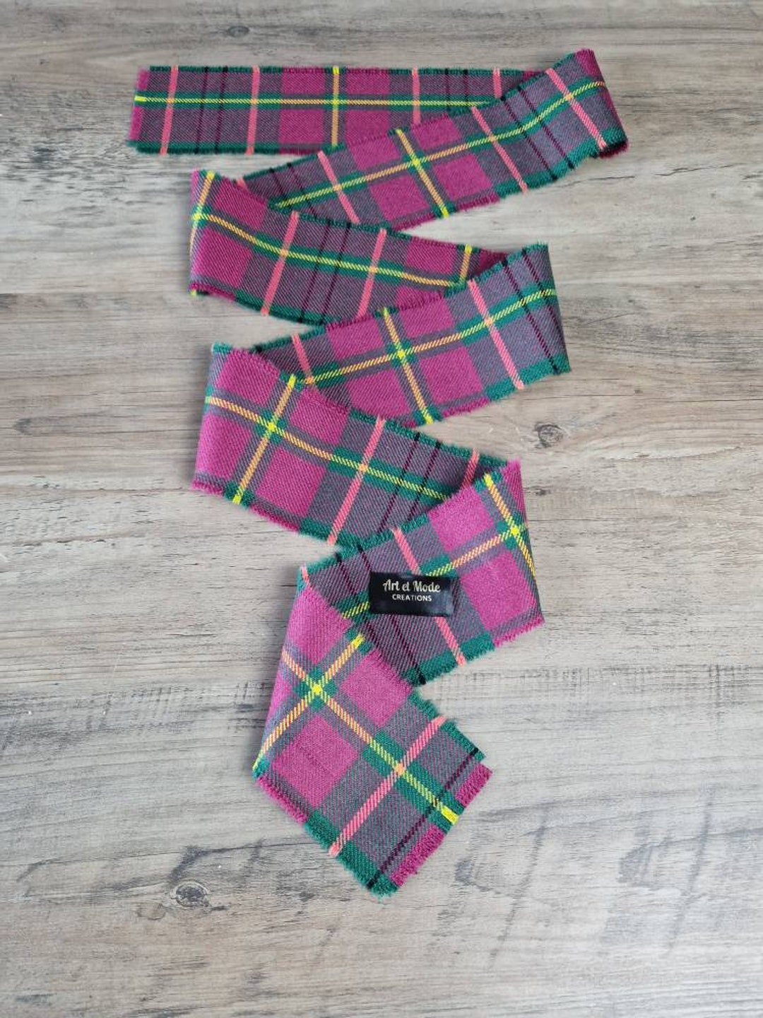 Taylor Ancient OC 100% Pure Wool Tartan/plaid Self Fringed Handfasting ...