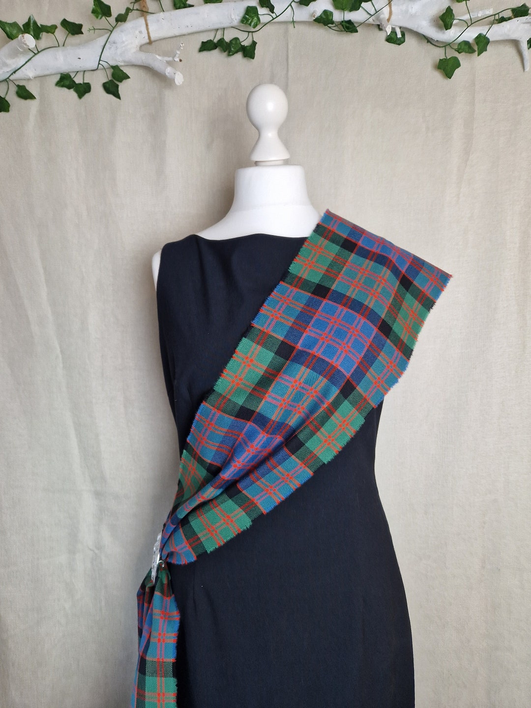 Macdonald Clan Ancient 100% Pure New Wool Tartanplaid Sash 220cmx21cm ...