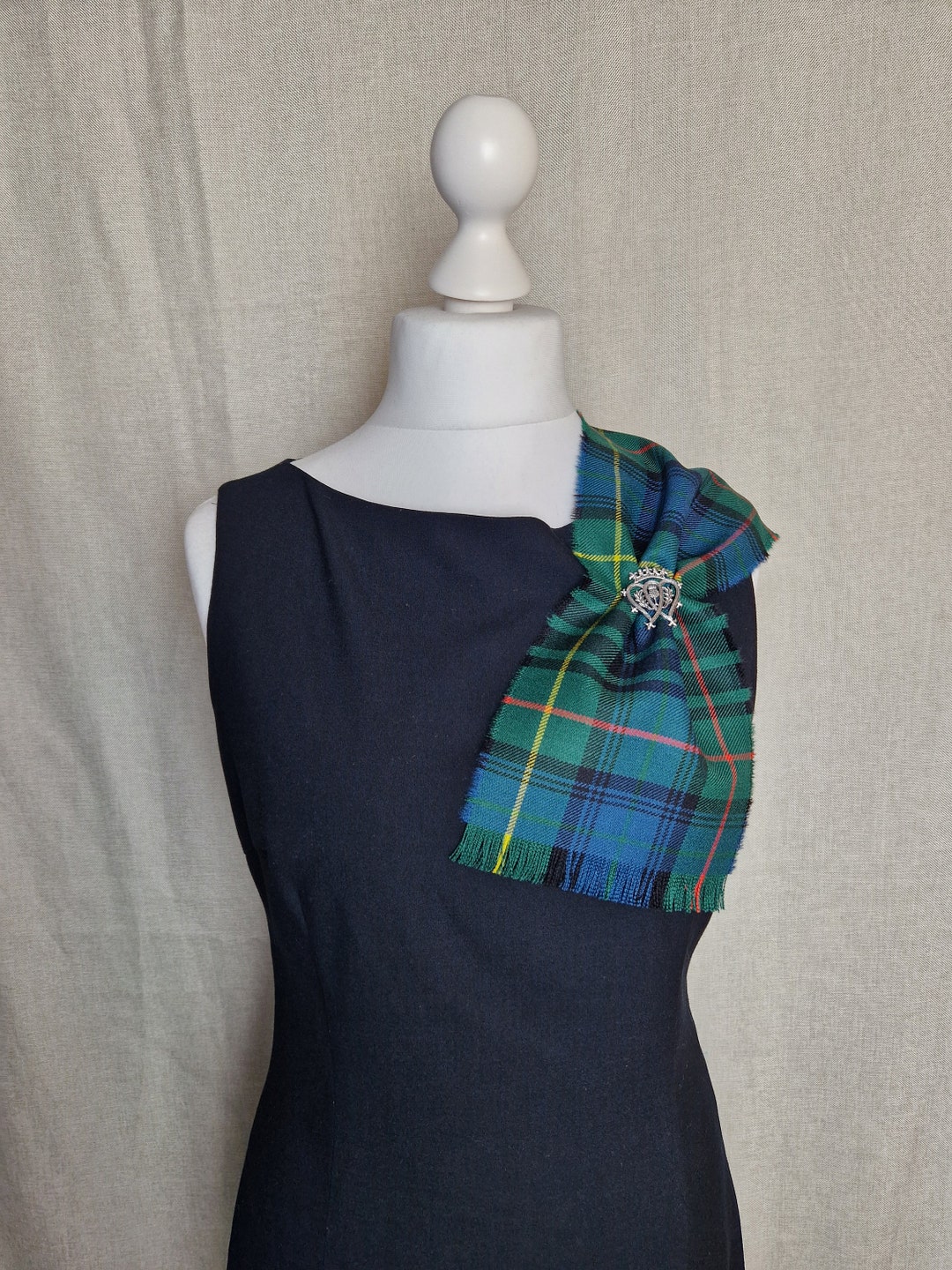 Stewart Hunting Ancient OC 100% Wool Scottish Tartan / Plaid Mini Sash ...