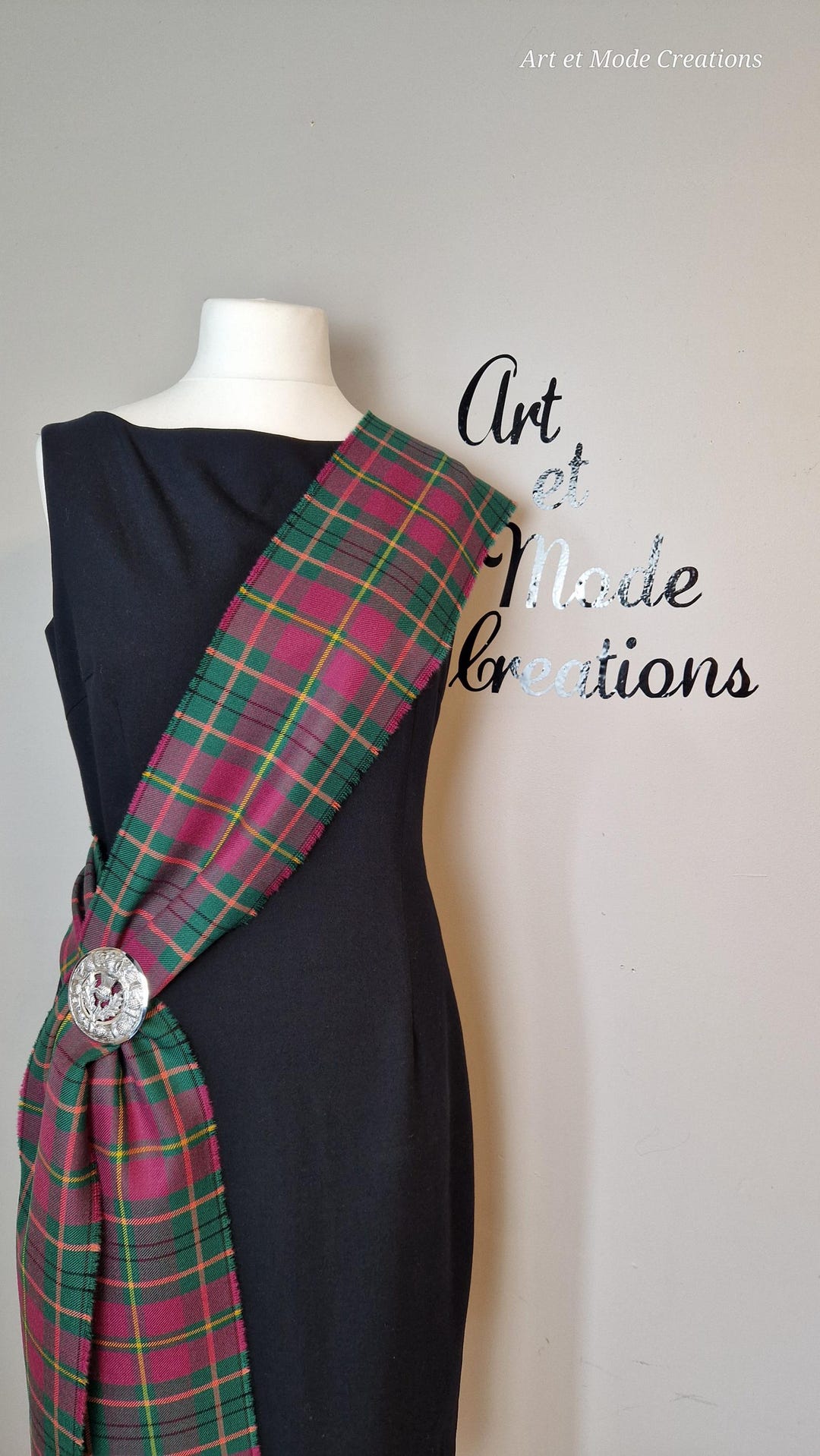 Taylor Ancient OC 100% Pure Wool Tartan/plaid Self Fringed Sash ...