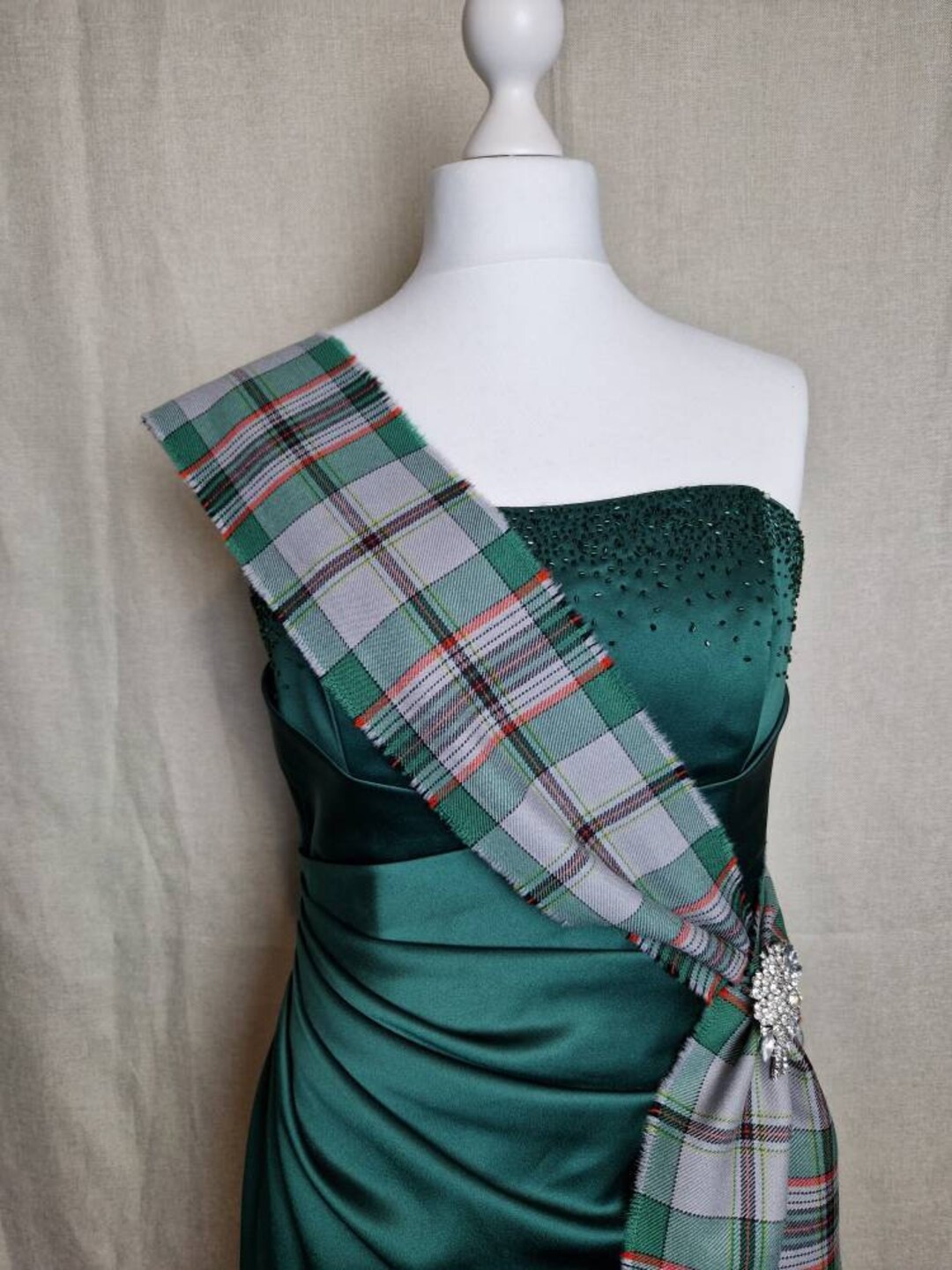 Craig Ancient 100% Wool Tartan / Plaid Open Fringe Sash 250cmx19cm - Etsy