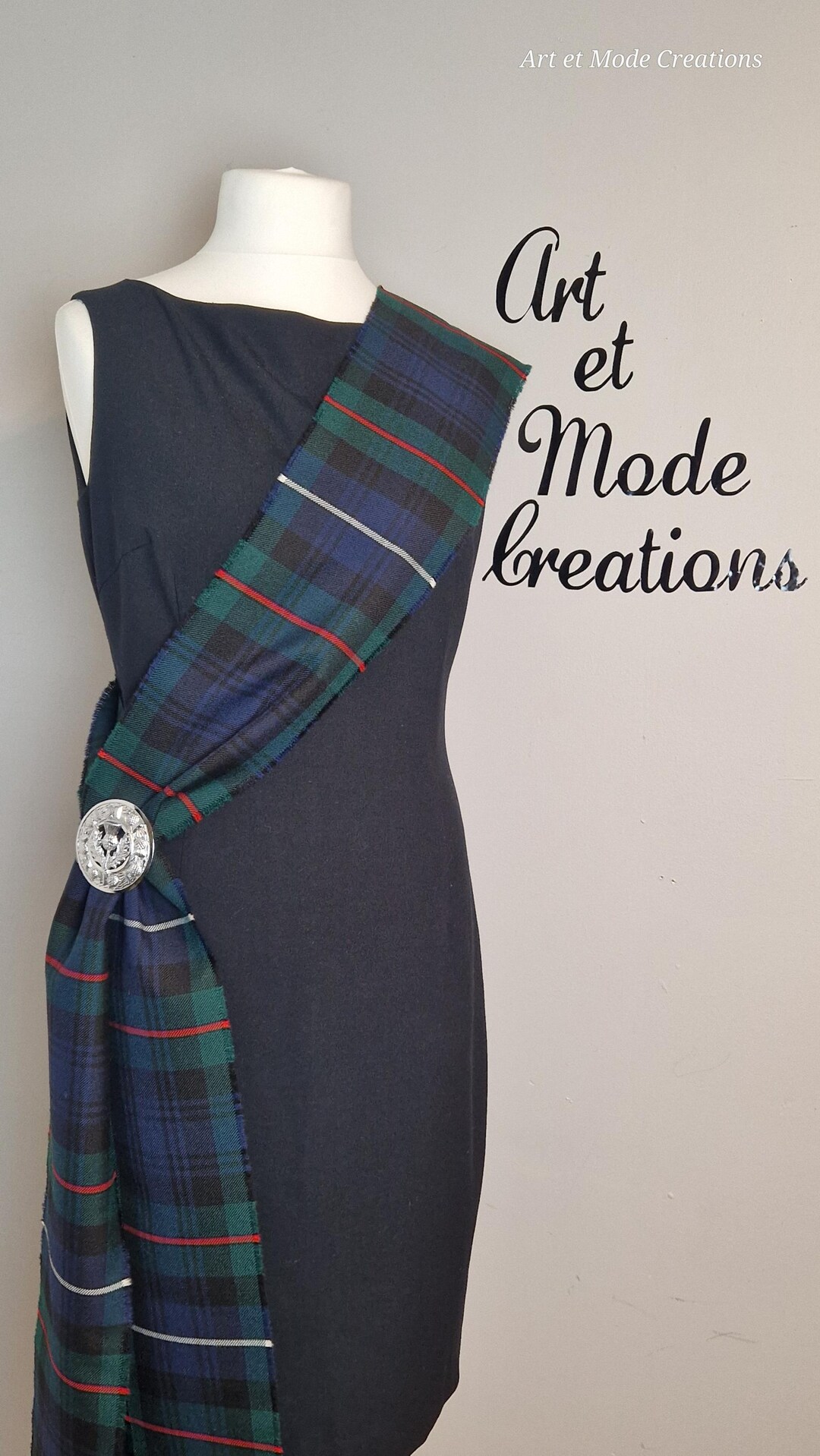 Robertson Hunting Modern 100% Pure Wool Tartan/plaid Self Fringed Sash ...