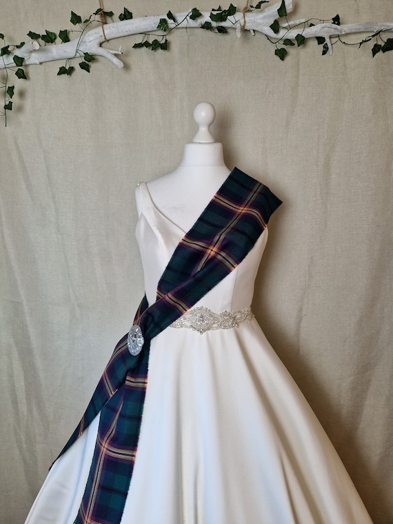 Scottish Wedding Sashes Tartan Sash (90 X 11 Inches) Scottish
