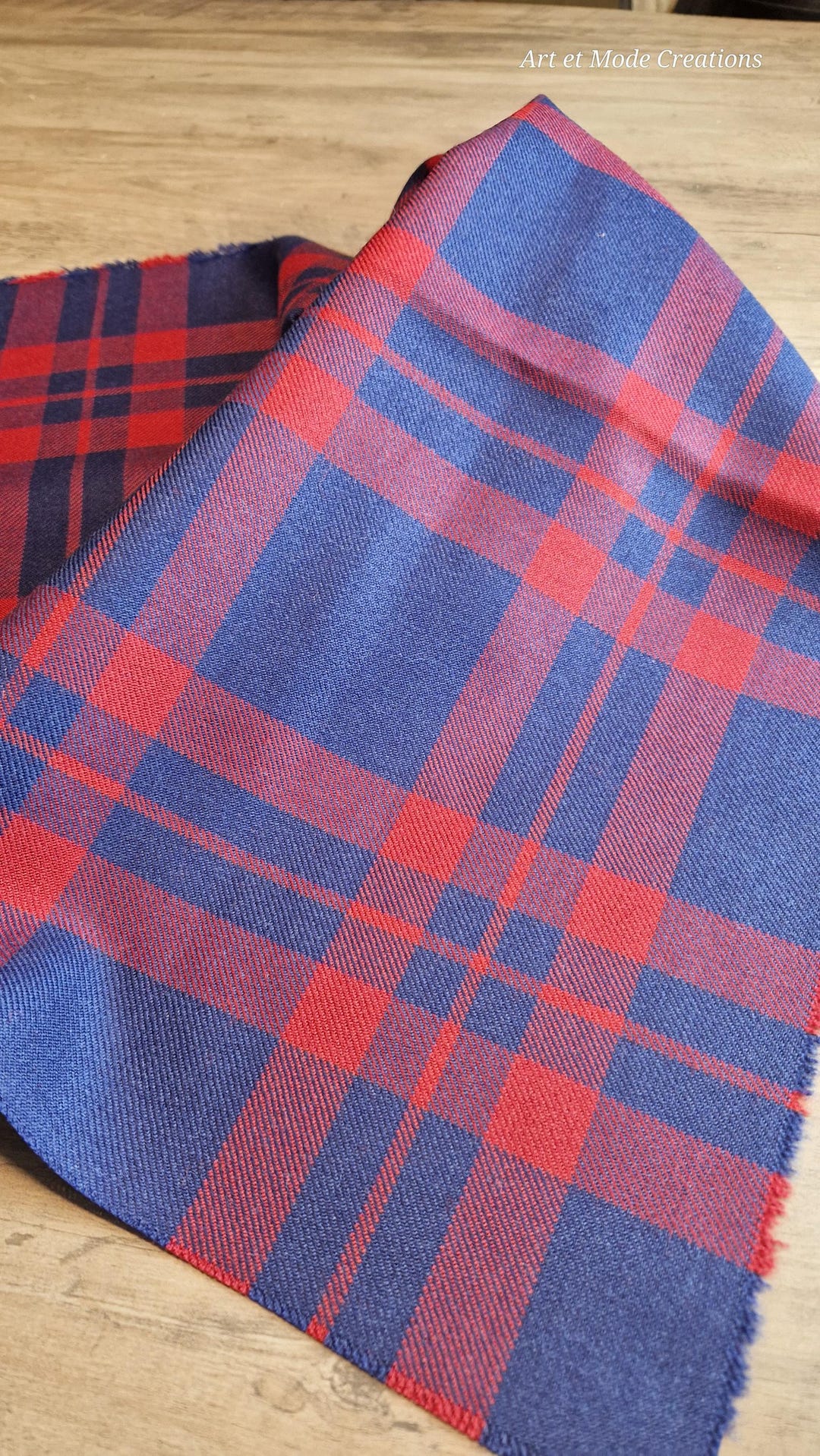 Elliot Ancient OC Scottish Tartan / Plaid 100% Wool Fabric Offcut ...