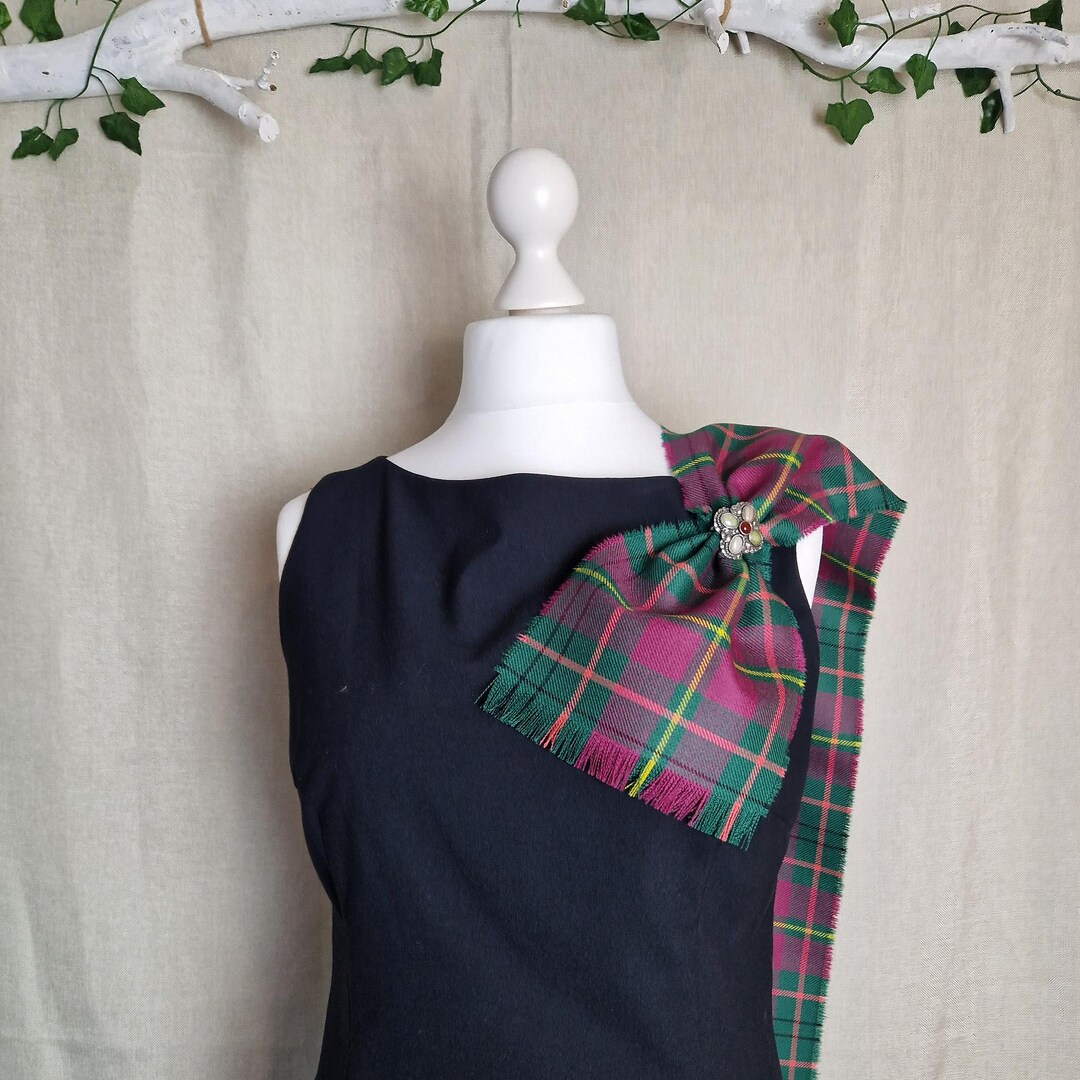 Taylor Ancient Old Colours 100% Wool Scottish Tartan/plaid Open Fringe ...