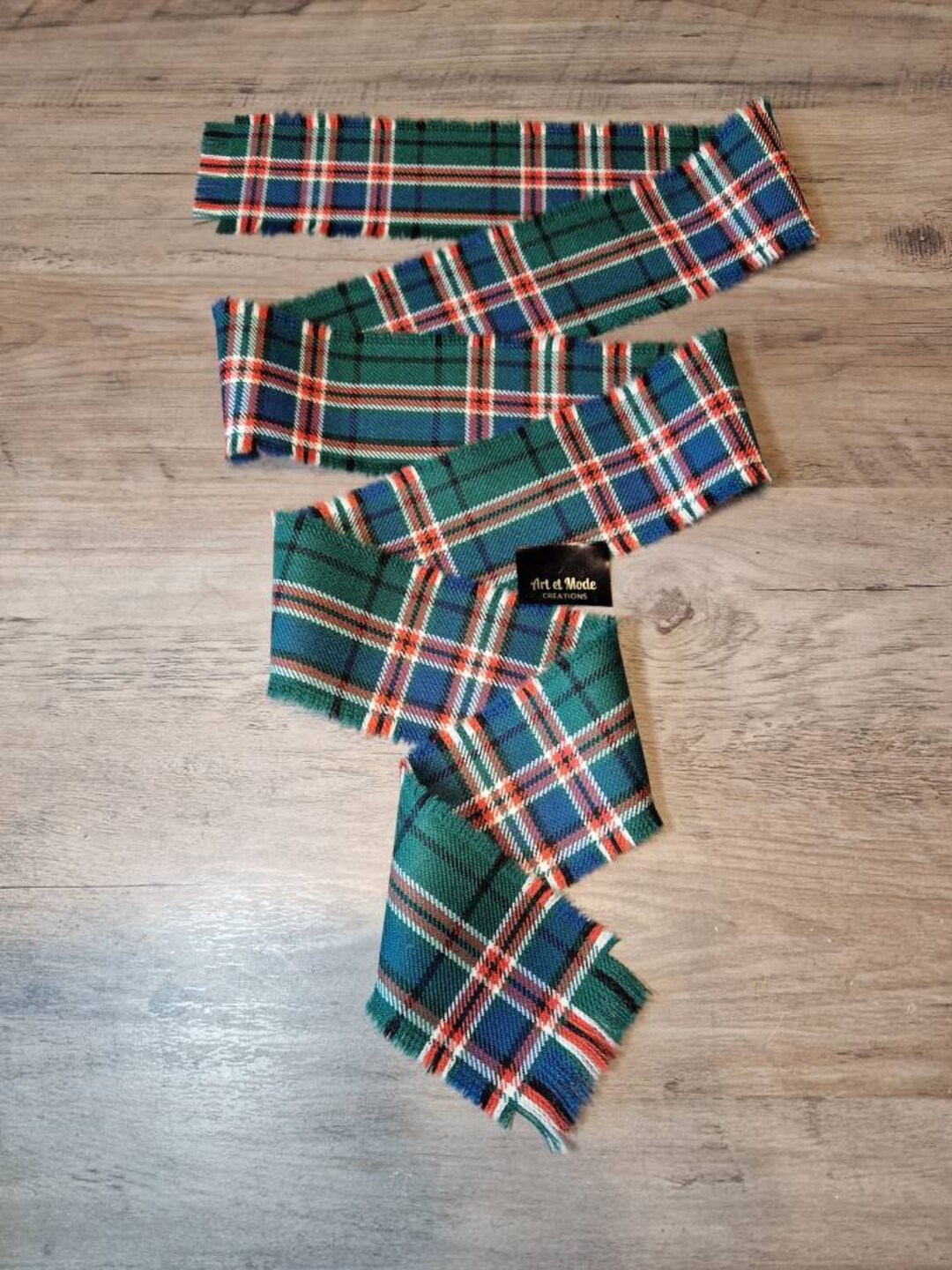 Macfarlane Hunting Green Ancient 100% Wool Tartan/plaid Self Fringed ...
