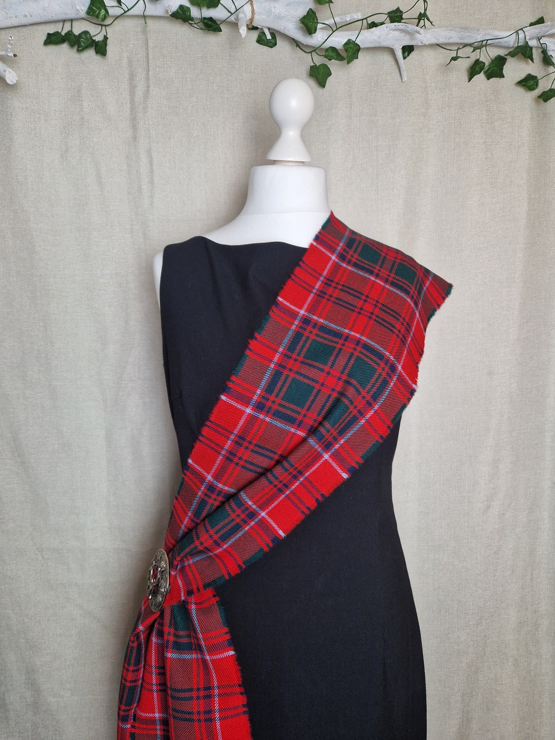 Grant Modern 100% Pure Wool Scottish Tartan/plaid Self Fringed Sash ...