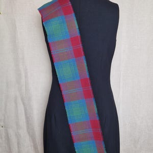Lindsay Ancient 100% Wool Scottish Tartan/ Plaid Mini Sash 110cmx14cm ...
