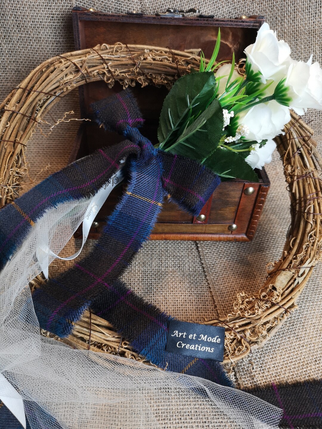 The Skirl Hebridean Tartan / Plaid Ribbon - Etsy