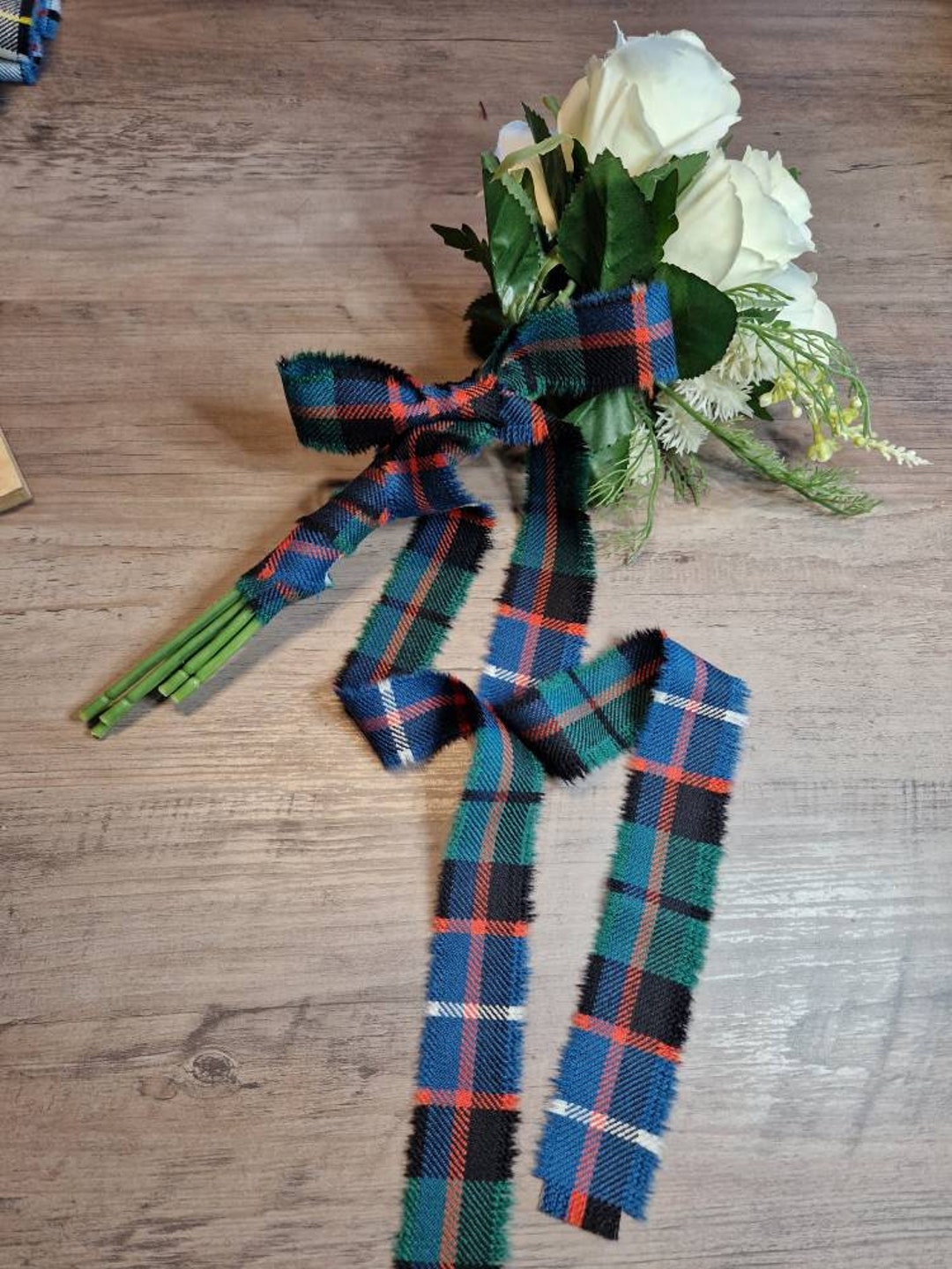 Galbraith/mitchell/russell/hunter Ancient Tartan / Plaid Ribbon - Etsy