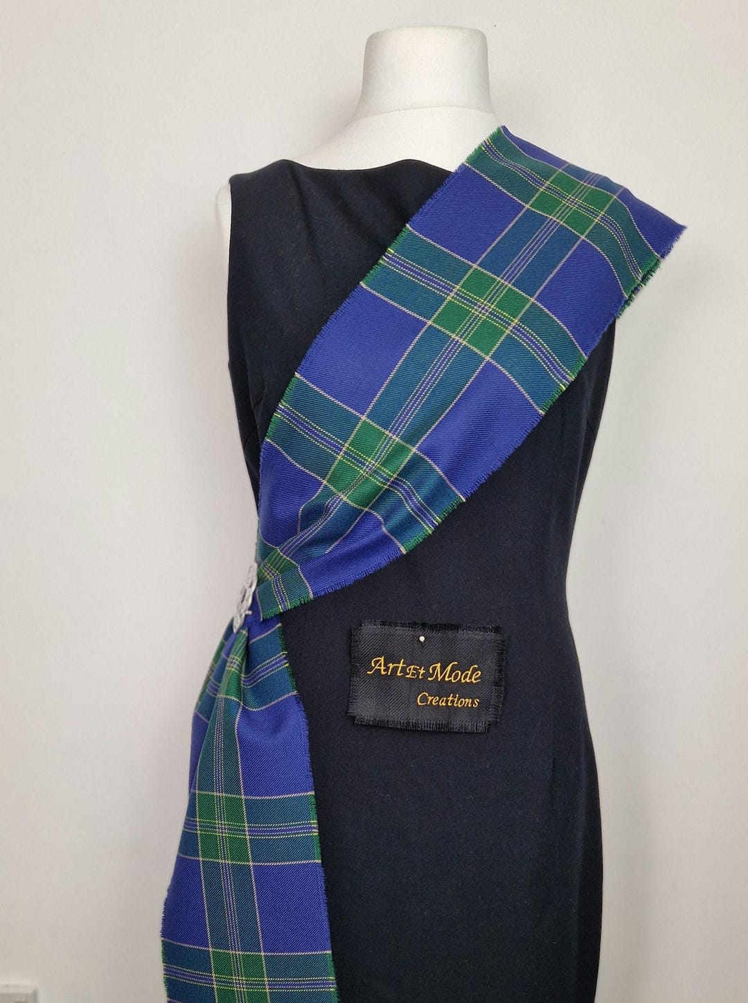 Lewis 100% Pure Wool Tartan/plaid Self Fringed Sash 220cmx14.5cm - Etsy