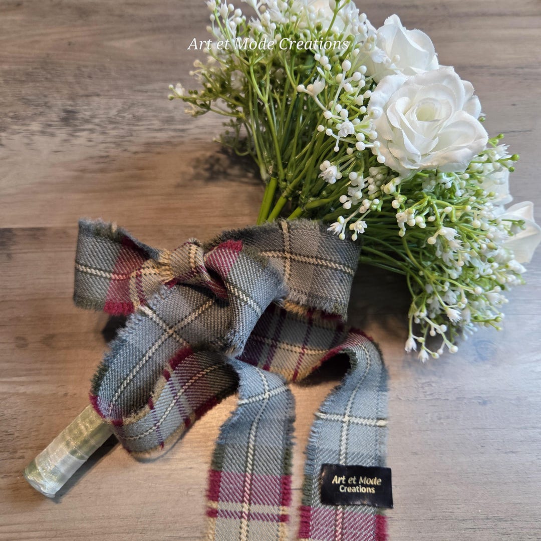 Auld Scotland 100% Pure Wool Tartan/plaid Self Fringed Ribbon - Etsy