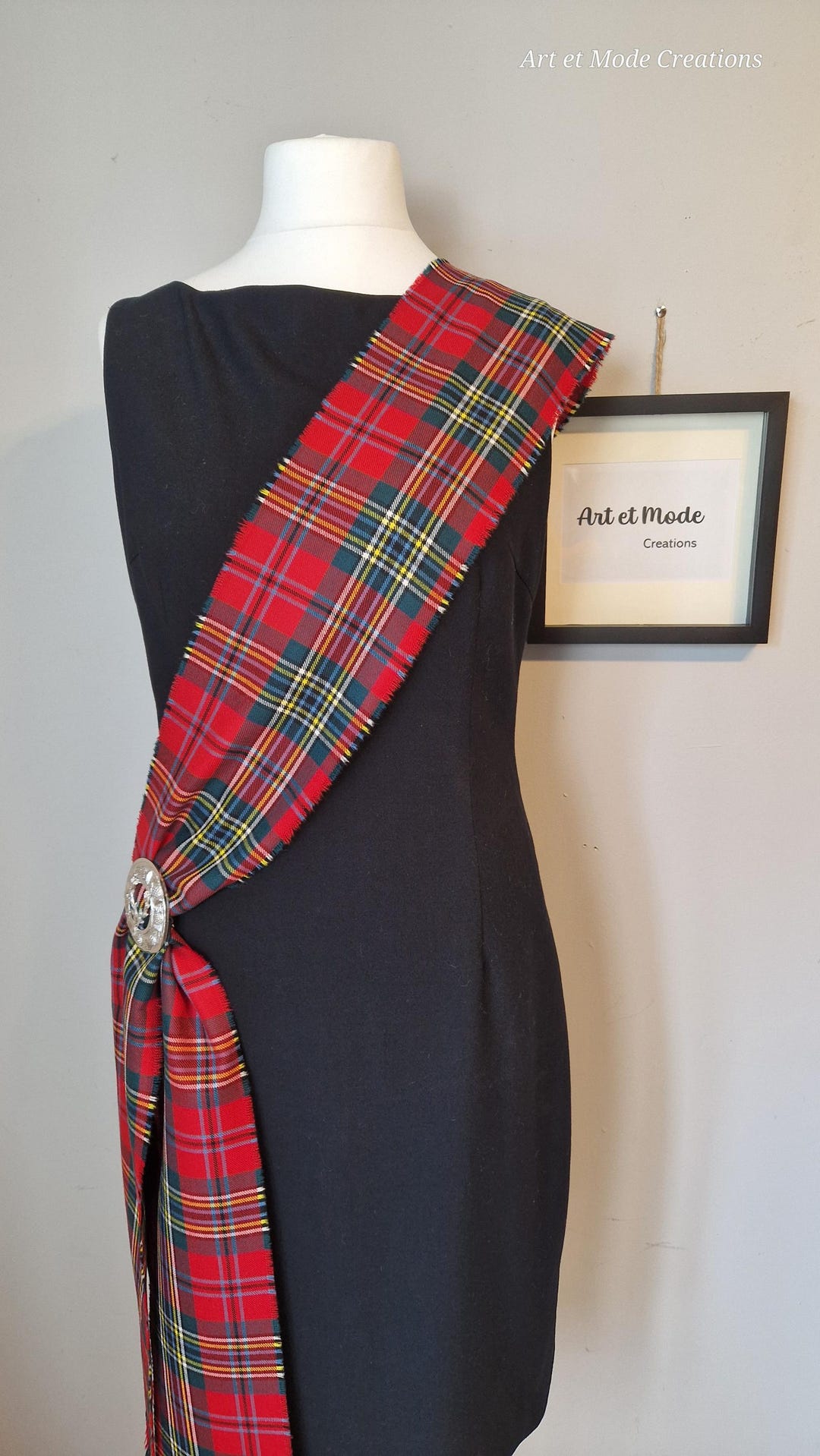 Maclean of Duart Modern 100% Pure Wool Tartan/plaid Self Fringed Sash ...