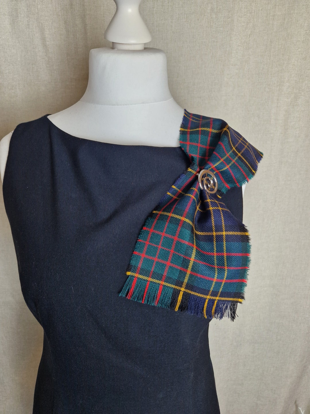 Macmillan Modern Old Colours 100% Wool Scottish Tartan / Plaid Mini ...