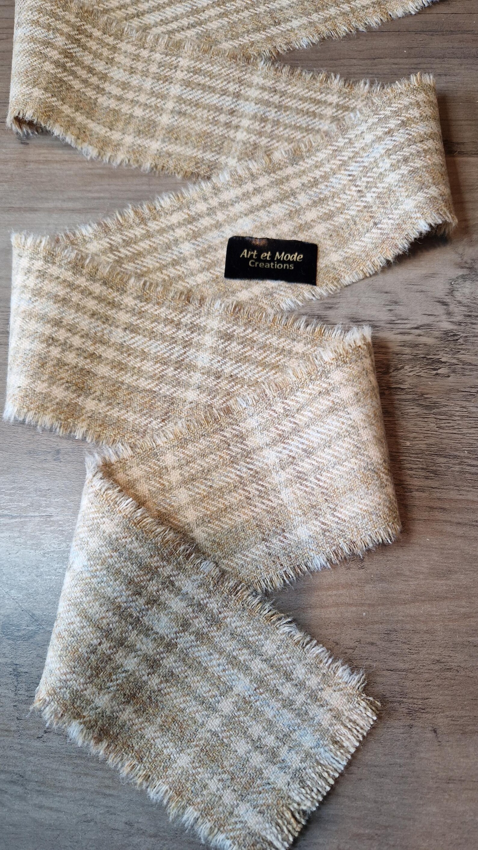 Harvest Tweed Self Fringed Handfasting Ribbon 140cm X 7cm - Etsy