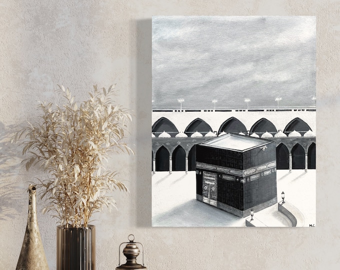 Kaabah Islamic Art Makkah Kaba - Etsy Canada
