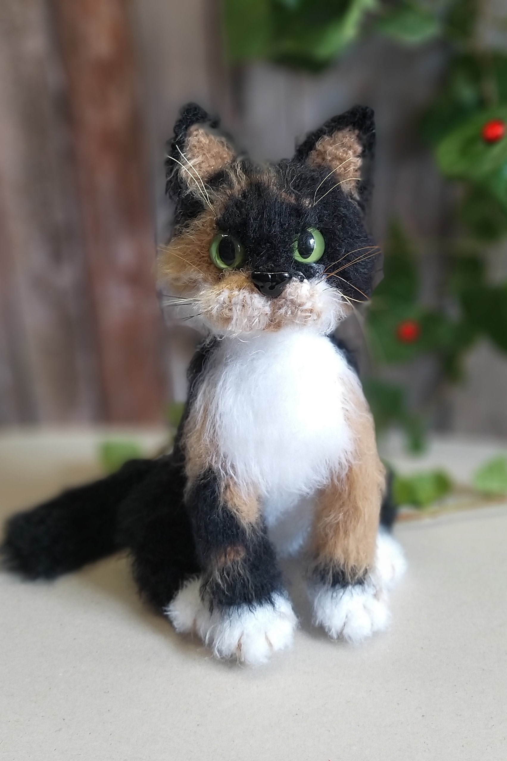 Crochet Pattern Tricolor Cat Calico Cat Tortoiseshell | Etsy Canada