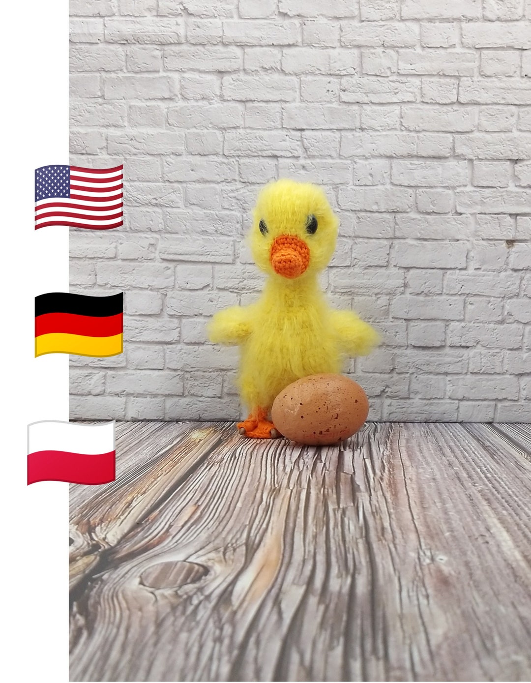 Crochet Pattern | Yellow Duck | Amigurumi | PDF | Digital | Easter ...