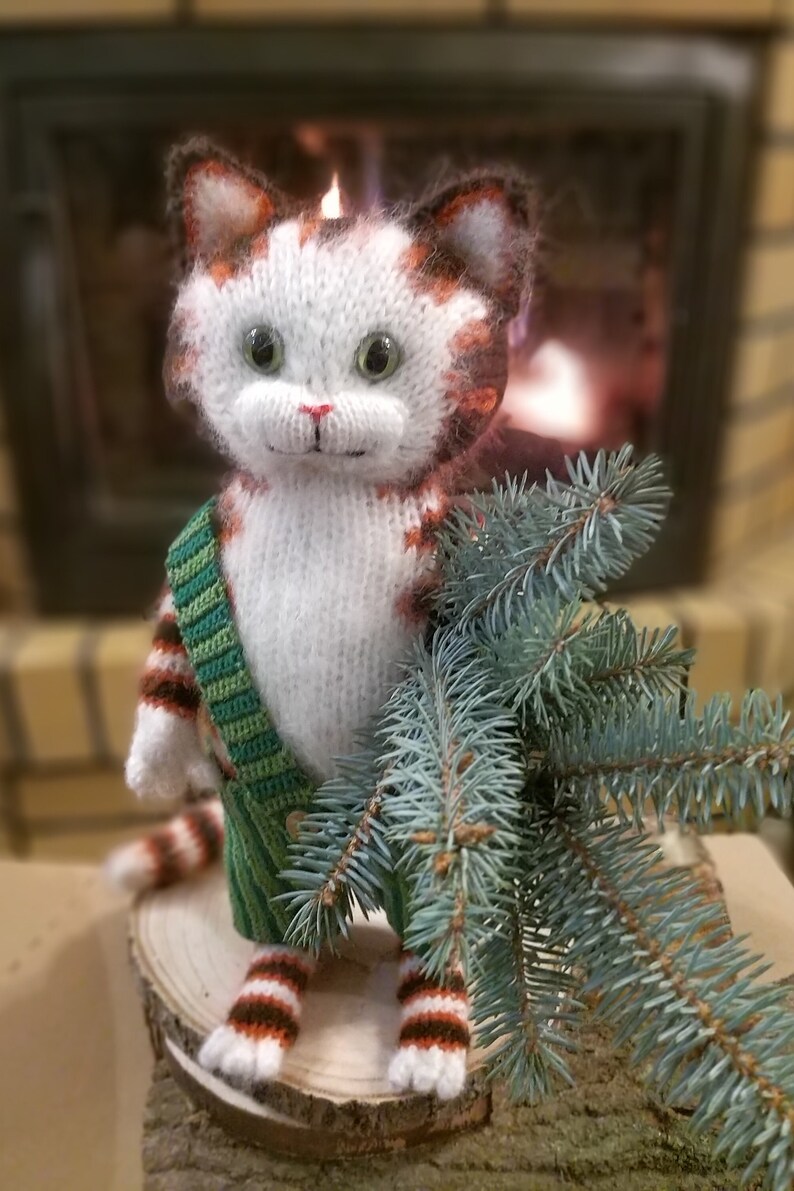 Handmade Crochet Cat Findus Pettson Knitted Findus - Etsy