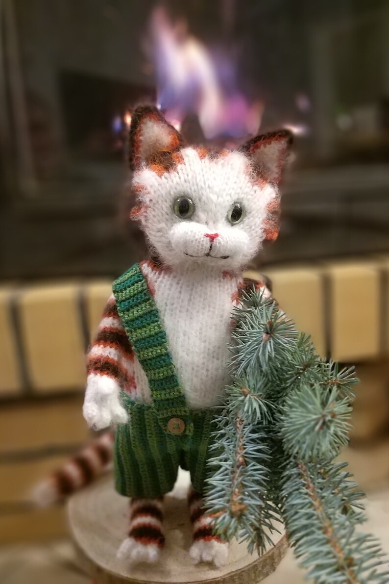 Handmade Crochet Cat Findus Pettson Knitted Findus - Etsy