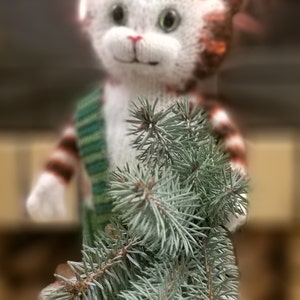 Handmade Crochet Cat Findus Pettson Knitted Findus Custom Personalized ...