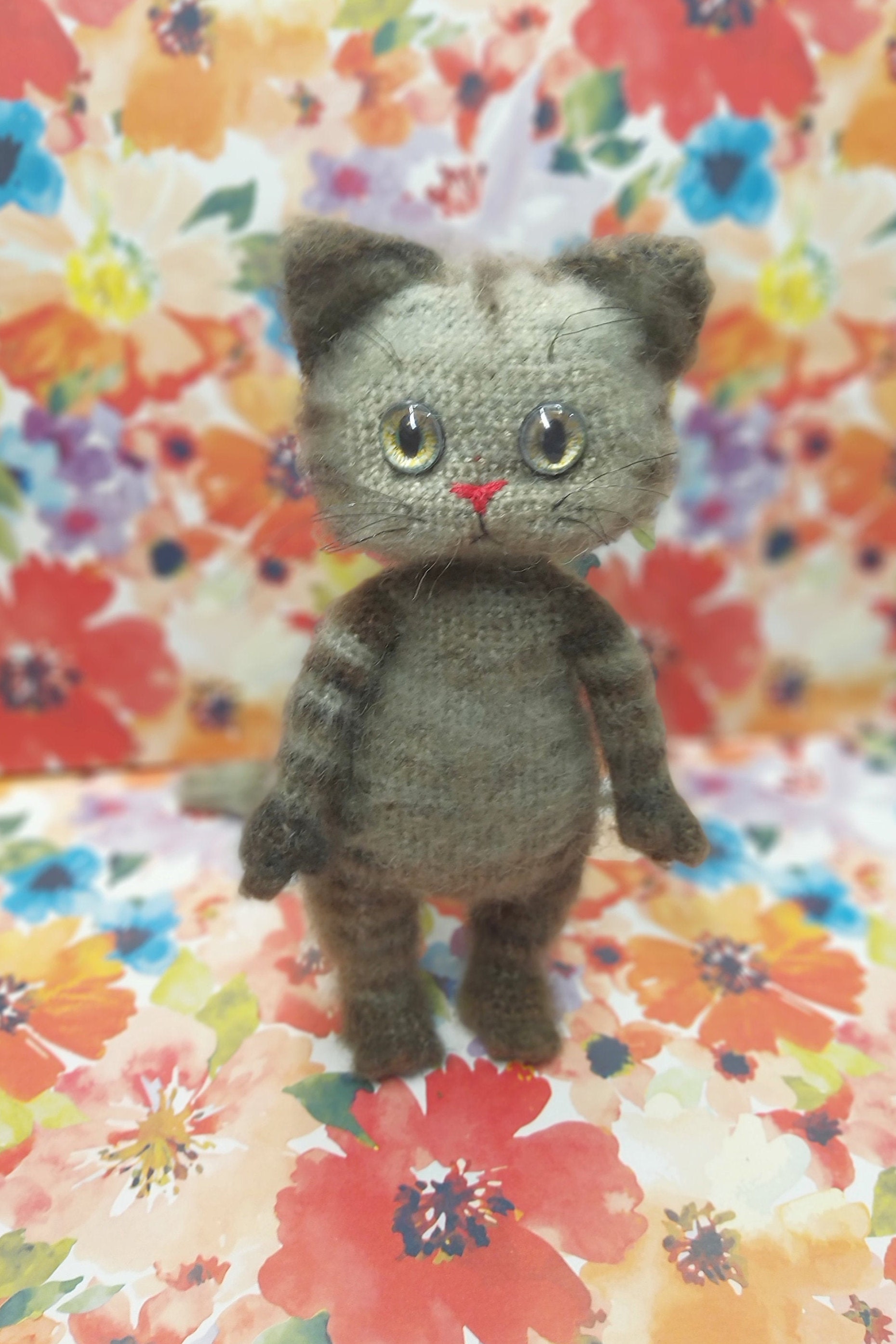 Crochet Pattern Tabby Cat Striped Cat Amigurumi PDF | Etsy