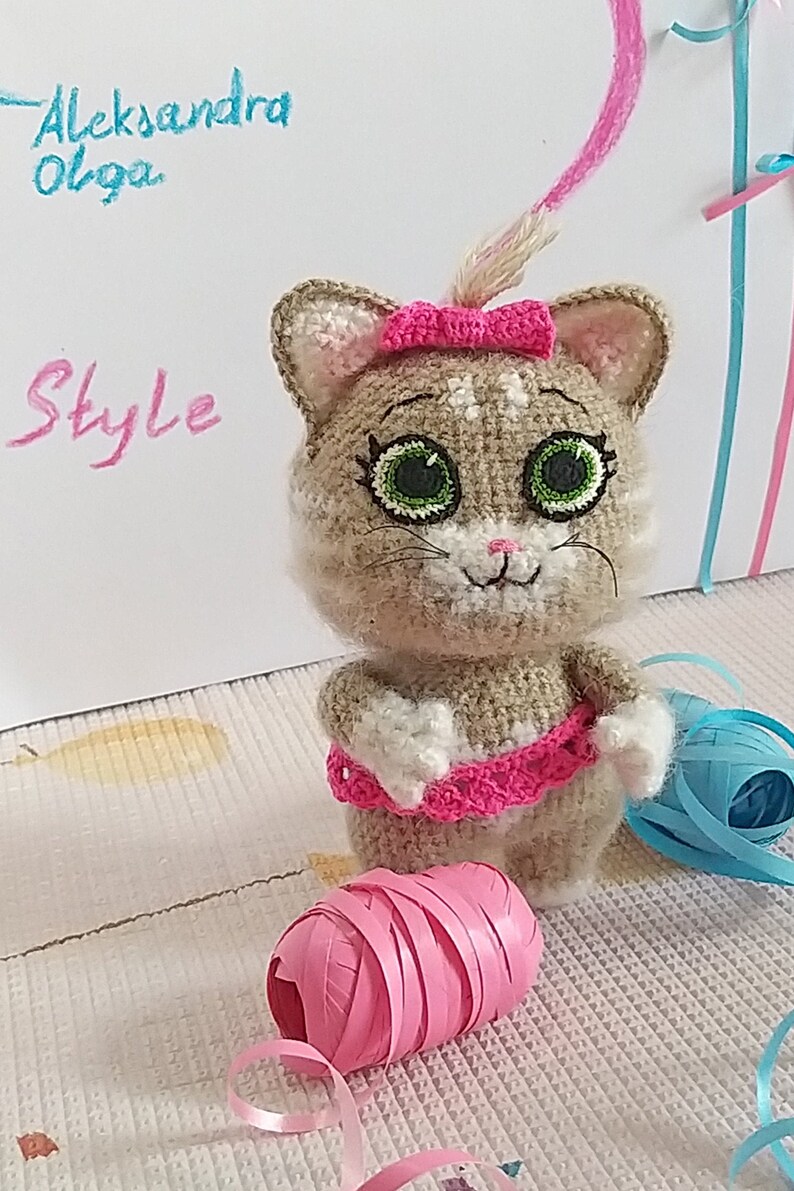 Crochet Pattern Cats English Polish - Etsy