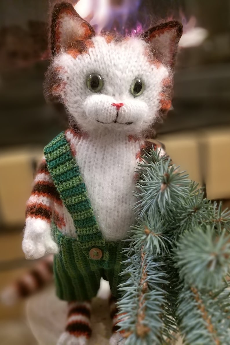 Handmade Crochet Cat Findus Pettson Knitted Findus - Etsy